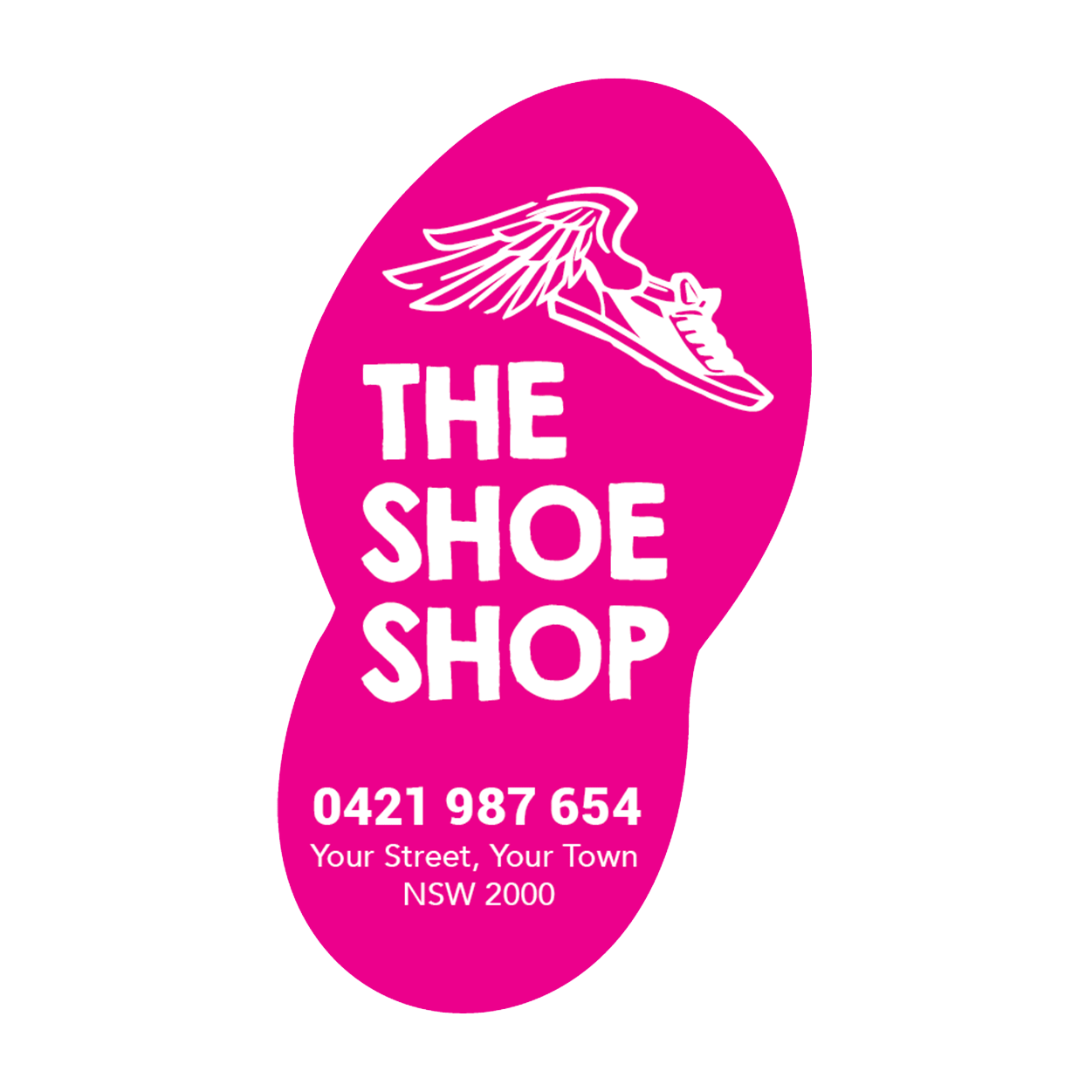 Shoe Shape Fridge Magnets 40mm x 70mm – Green Magnets